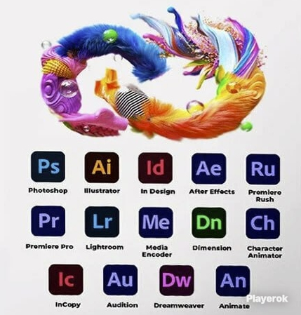 Купить Все основные программы ADOBE. Master Collection 2024 Adobe за ...