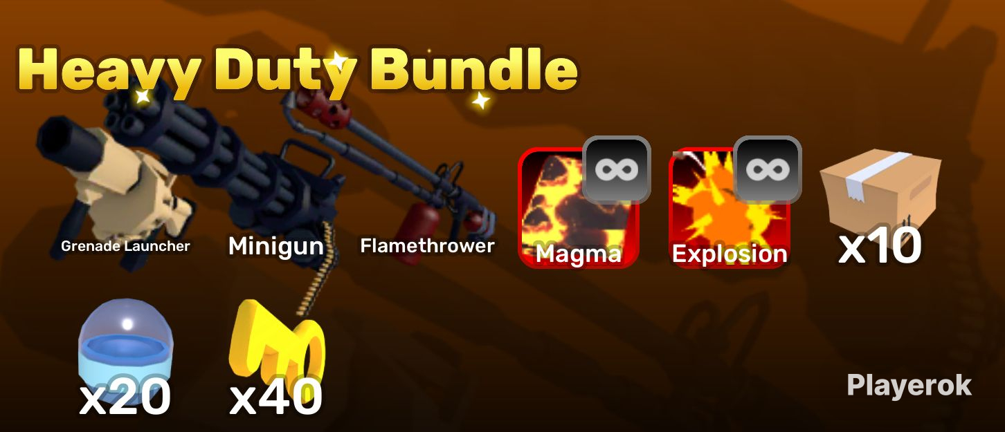 Купить [🎁RIVALS🎁] 💚Heavy Duty Bundle!💚 | БЫСТРО Пак Roblox за 1 045 ...