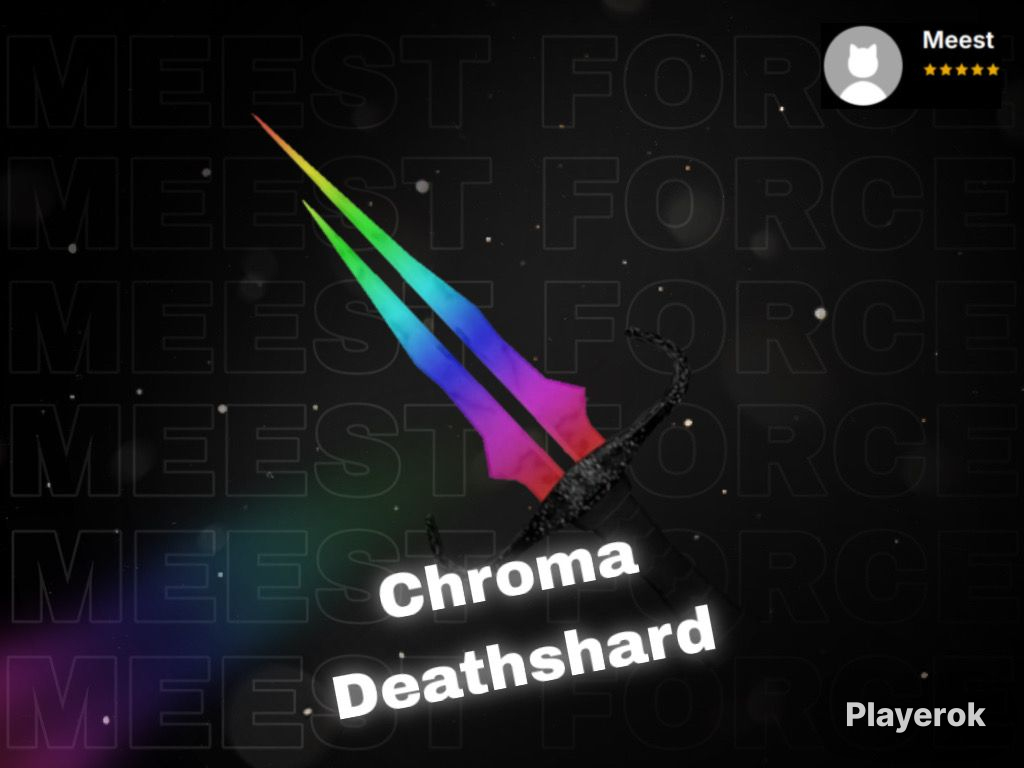 Купить 🌊 Chroma Deathshard | + Подарок | Murder Mystery 2 🌊 Roblox за ...