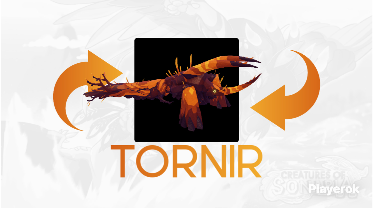 Купить 🧡TORNIR (ВИД) | CREATURES OF SONARIA🖤 Roblox за 100 ₽ - Предметы ...