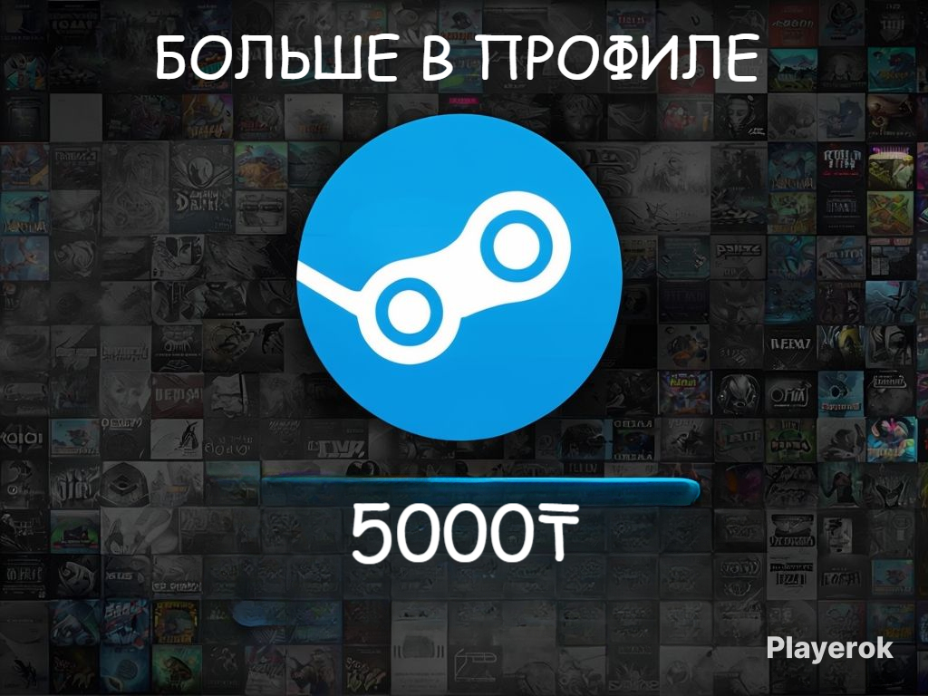 Купить Пополнить баланс Steam на 5000₸ Steam за 1 400 ₽ - Пополнение ...