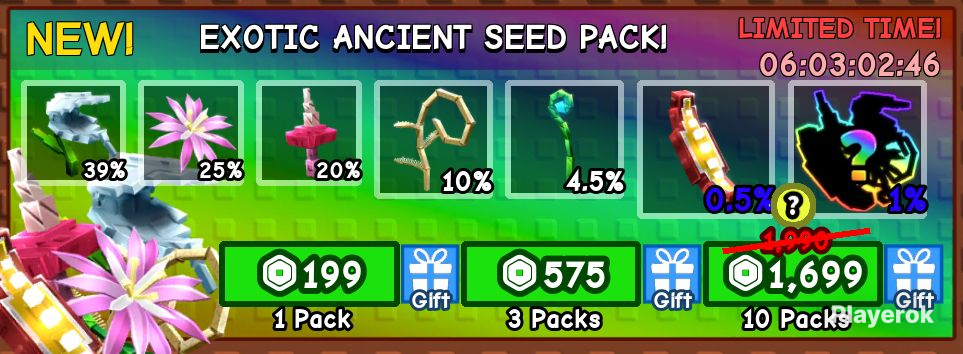 Купить 💚10 ШТУК ANCIENT SEED PACK💚 GROW A GARDEN 🍀Вырасти свой сад ...