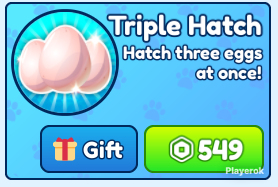 Купить TRIPLE HATCH Roblox за 500 ₽ - Предметы Roblox