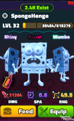 Купить SpongeHenge shiny secret wumbo|SBTD Roblox за 1 099 ₽ - Предметы ...