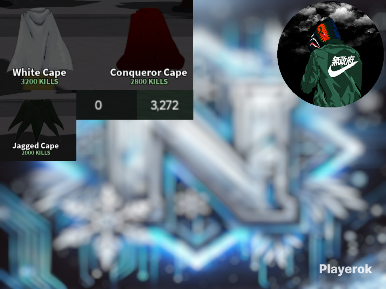 Купить ☃️🛷🌨️ WHITE CAPE, CONQUEROR CAPE | 3272 УБИЙСТВ 🛷🌨️ Roblox за ...
