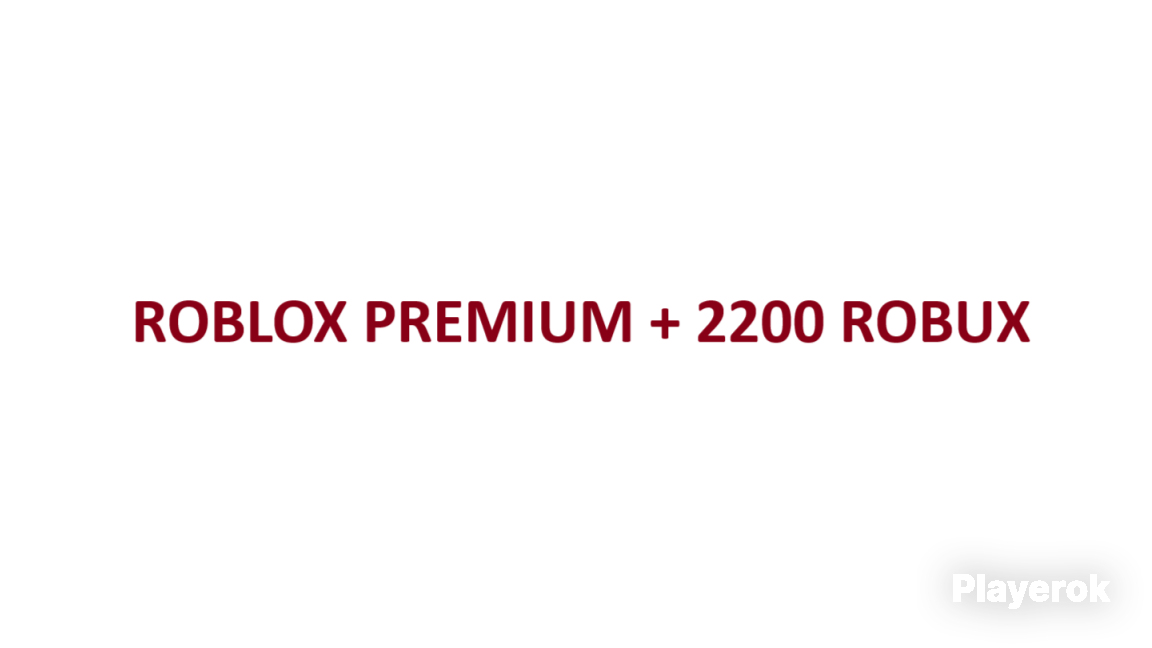 Купить Roblox Premium + 2200 Robux 💵 Быстрое выполнение 🧮 Безопасно 🚨 ...