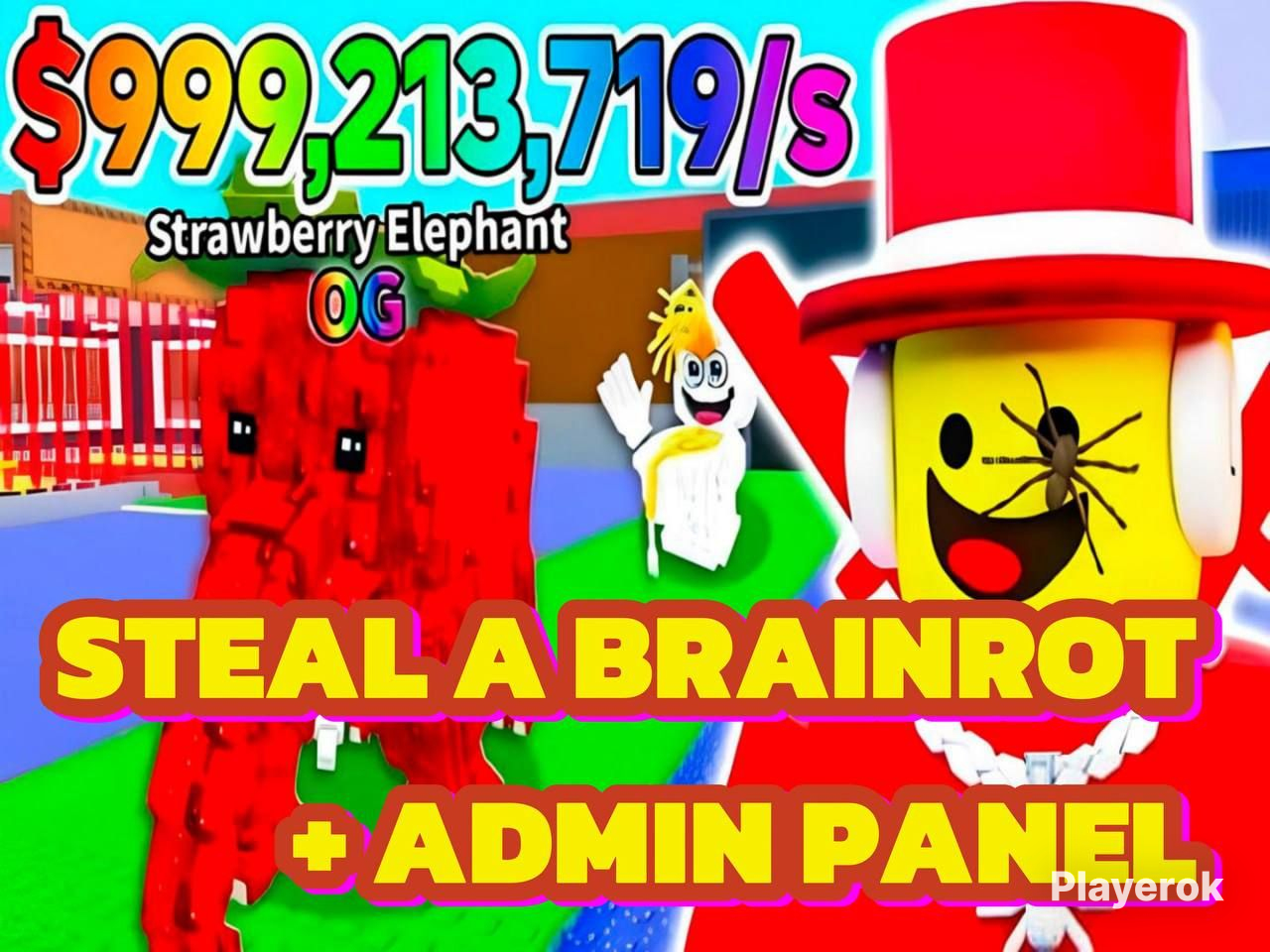 Купить 🌈🧠STEAL A BRAINROT+АДМИН ПАНЕЛЬ 🧠🌈| ИВЕНТЫ + ПОДАРКИ 🎁 АВТОВЫД ...