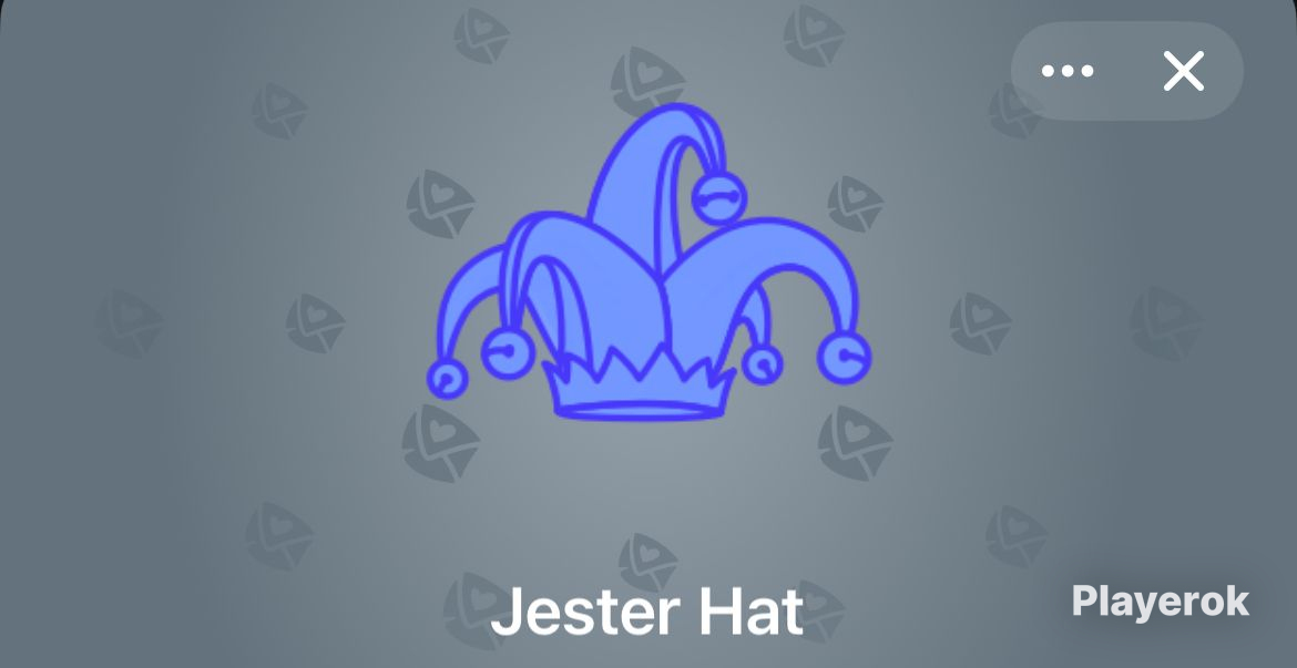 Купить РЕДКАЯ ШЛЯПА/КОЛПАК | Jester Hat Telegram за 620 ₽ - NFT Подарки Telegram