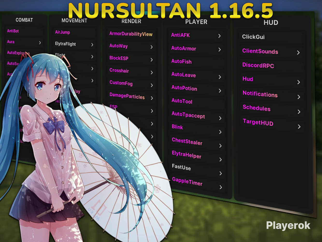 Купить nursultan nextgen 1.16.5 кряк [🟢В СЕТИ🟢] Minecraft за 90 ₽ - Другое Minecraft