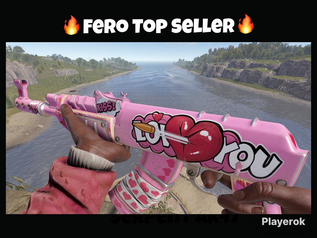 Купить 💜💜💜 AK-47 KISS 💜💜💜 Rust за 799 ₽ - Скины Rust