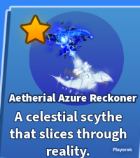 Купить Aetherial Azure Reckoner все быстро и дешëво! Roblox за 400 ...