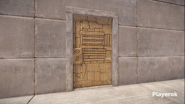 Купить Cardboard Sheet Metal Door Rust за 200 ₽ - Скины Rust