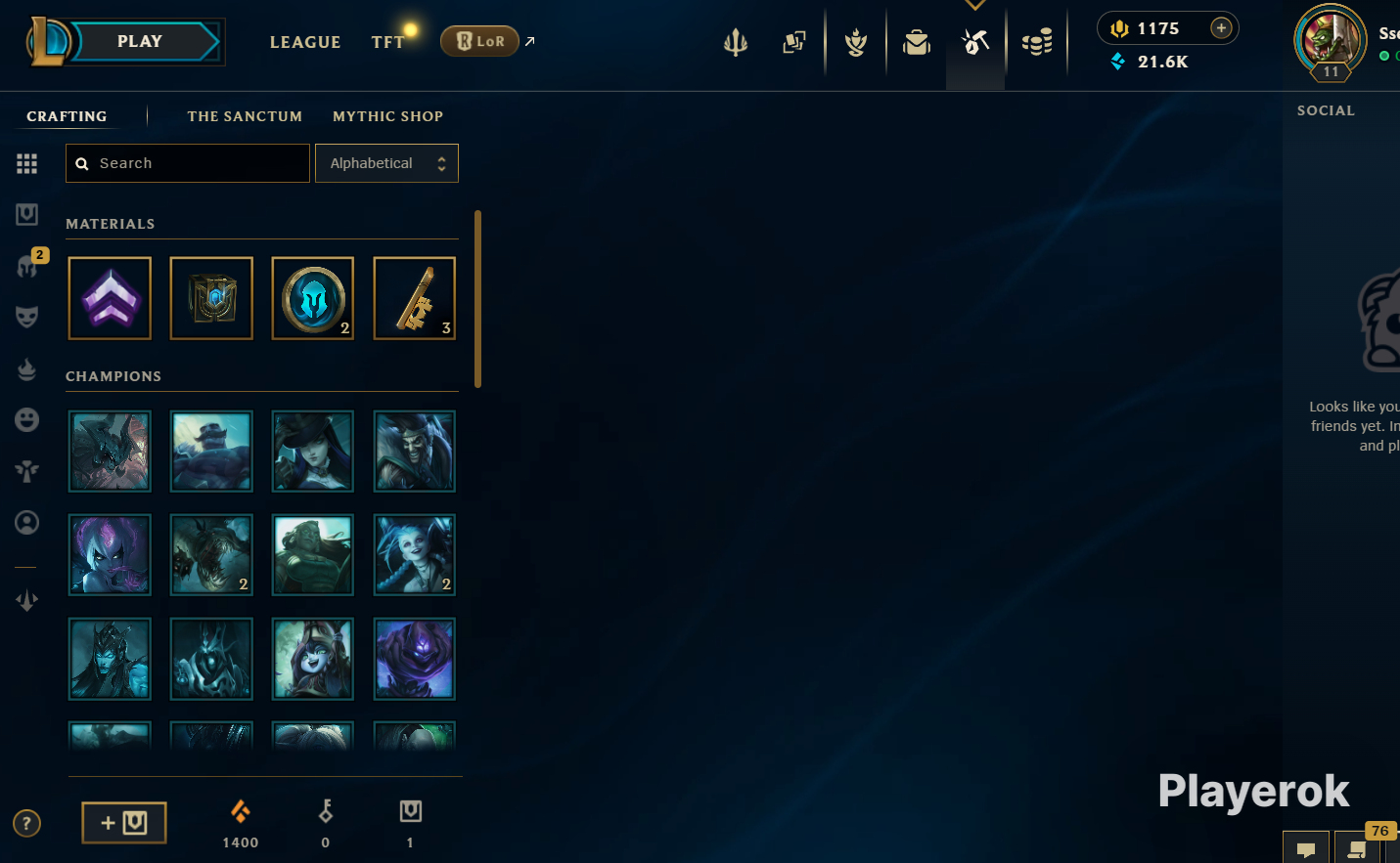 Купить 💎EUW 💎Полный доступ 💎 7 эпик скинов 💎 21k BE 💎 1150 RP League of ...