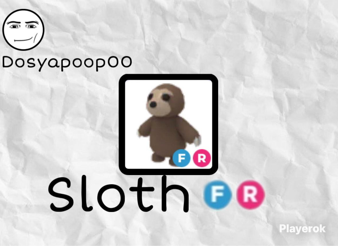 Купить 🌴🦥FR SLOTH🦥🌴+GIFT🎁 Roblox за 219 ₽ - Предметы Roblox