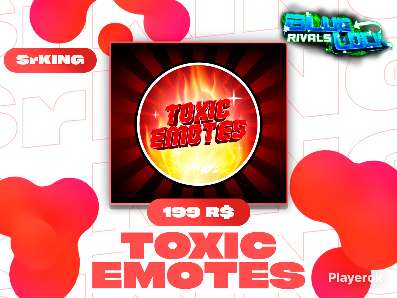 Купить [Blue Lock Rivals] | Toxic Emotes |🚀 Быстрое получение 🚀 Roblox ...