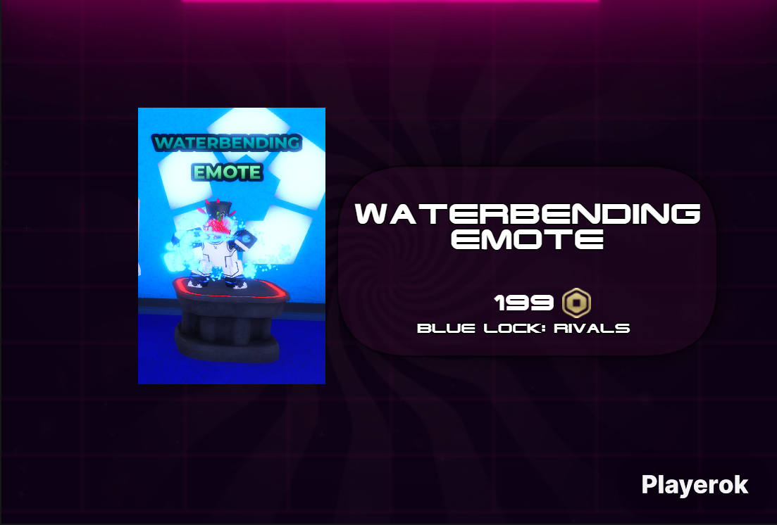 Купить 🟥 BL:R 🟥 WATERBENDING EMOTE 🟥 GIFT 🟥 GAMEPASS Roblox за 169 ...