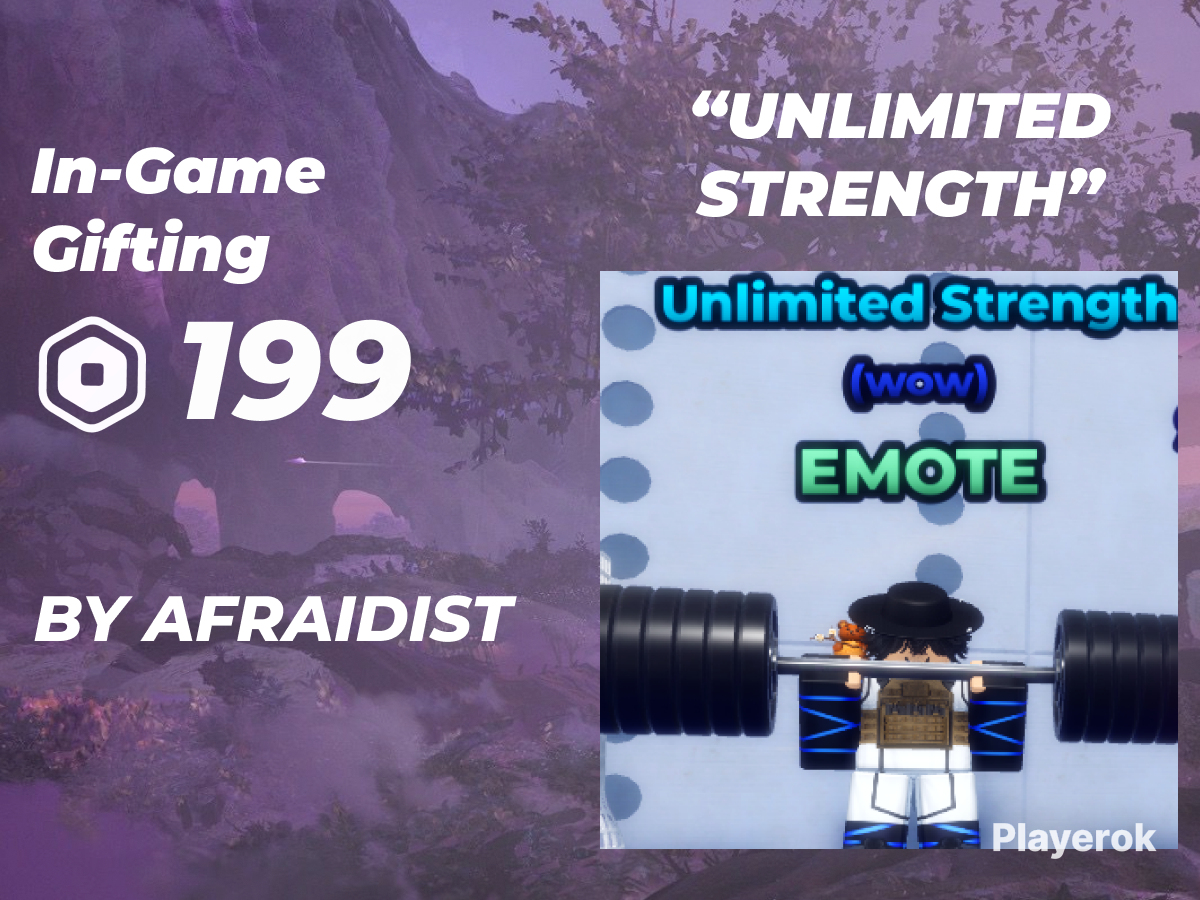 Купить ☑️UNLIMITED STRENGTH☑️ 🤑БЫСТРАЯ ВЫДАЧА🤑 Roblox за 299 ...