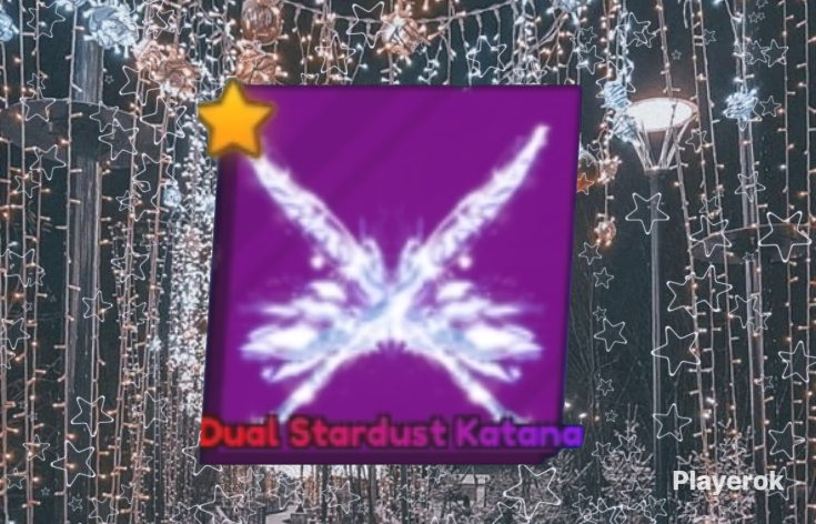 Купить ~` Dual Stardust katana {Blade ball} ||ВЫГОДНО|| `~ Roblox за ...
