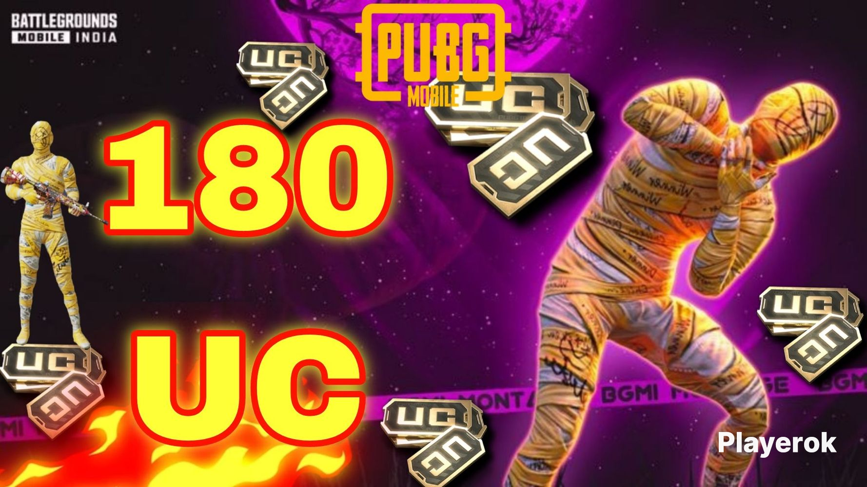Купить 180UC🤩 ️‍🔥🎁 по ID🤑 PUBG Mobile за 334 ₽ - UC PUBG Mobile
