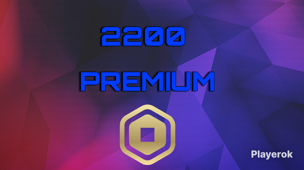 Купить 【 𝐑𝐎𝐁𝐋𝐎𝐗 𝐏𝐑𝐄𝐌𝐈𝐔𝐌 】 МОМЕНТАЛЬНО 2200 РОБУКСОВ Roblox за 2 555 ...