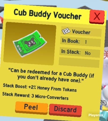 Купить 💎Cub Buddy Voucher💎 [Bee Swarm] Roblox за 600 ₽ - Предметы Roblox