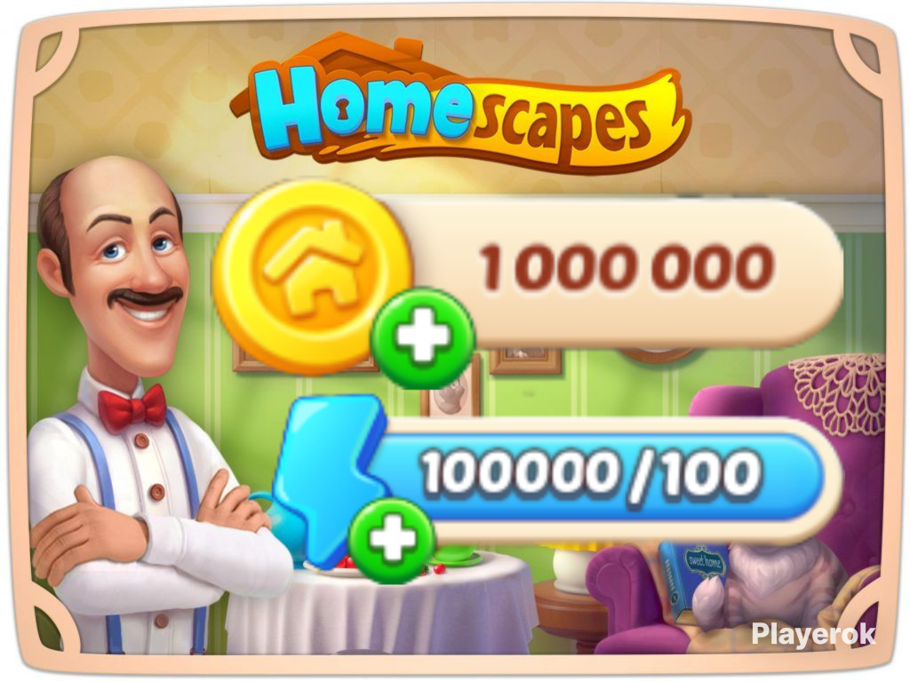 Купить 🪙1.ООО.ООО МОНЕТ🪙 + ⚡1О.ООО ЭНЕРГИИ⚡ + 🎁БОНУСЫ🎁 Homescapes за ...