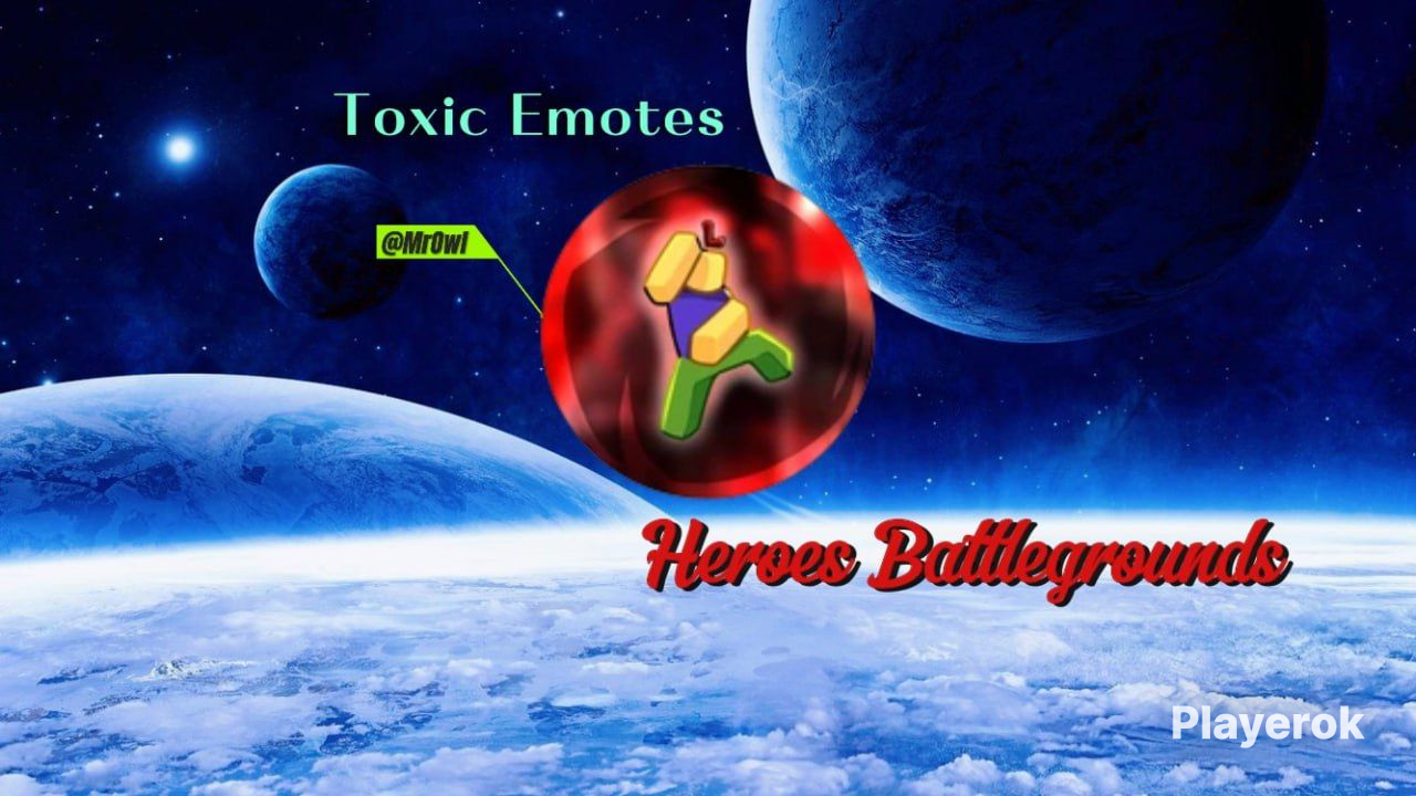 Купить Toxic Emotes | Heroes Battlegrounds 🎁Gift🎁 Roblox за 100 ...