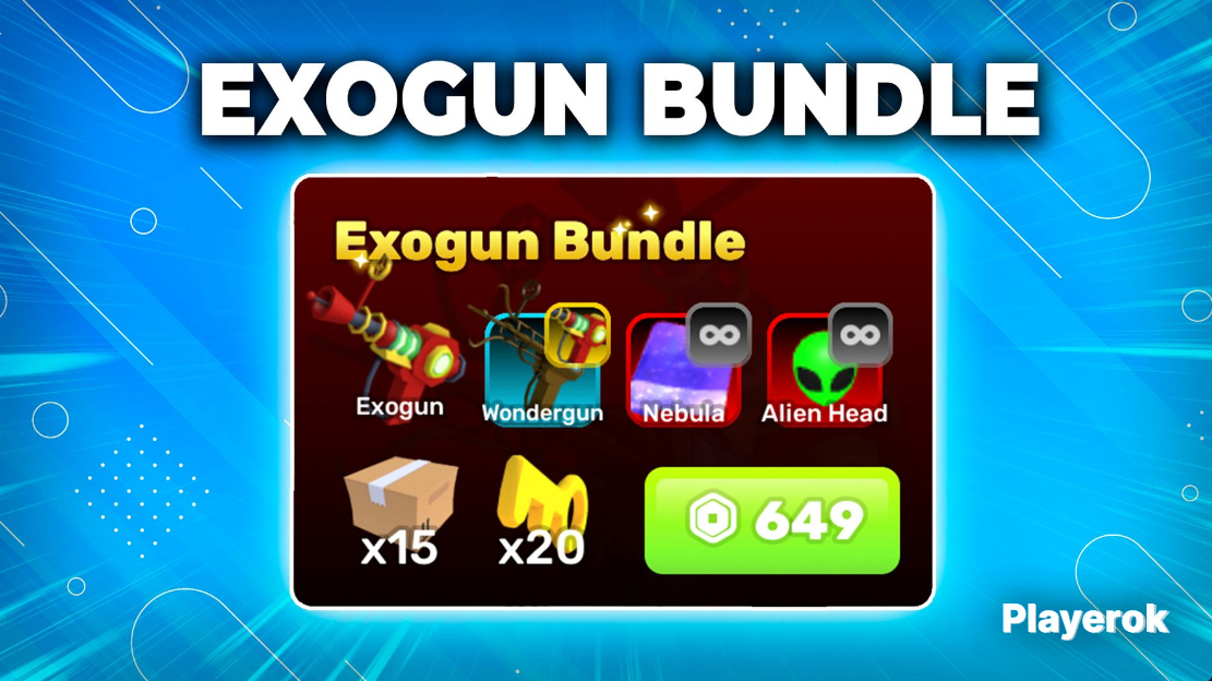 Купить [🎁RIVALS🎁] 💚Exogun Bundle!💚 | БЫСТРО Roblox за 439 ₽ - Предметы Roblox