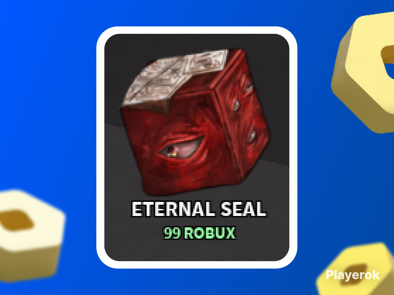 Купить 🦖ETERNAL SEAL🦖🔥МОМЕНТАЛЬНОЕ ПОЛУЧЕНИЕ🔥 Roblox за 109 ₽ - Предметы Roblox