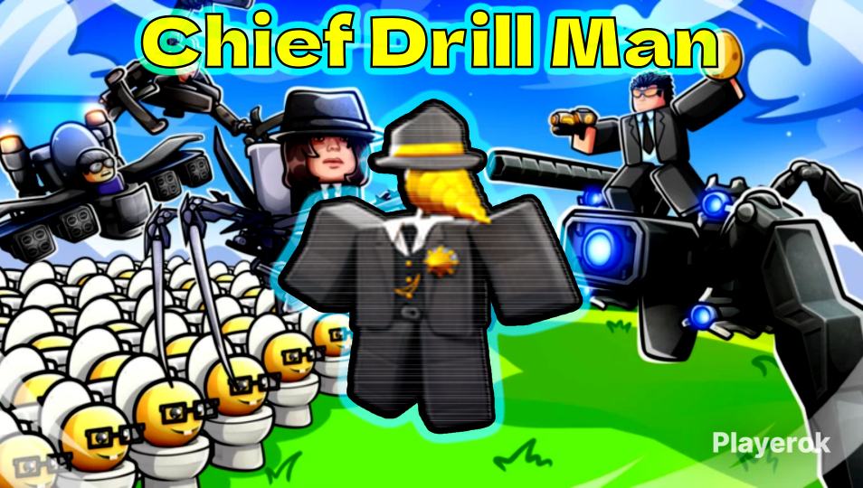 Купить 🎩💰CHIEF DRILL MAN💰🎩 НЕ ДЮП Roblox за 90 ₽ - Предметы Roblox