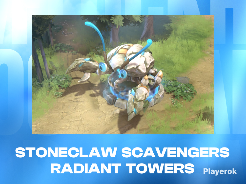 Купить ♜Башни за силы света♜Stoneclaw Scavengers Radiant Towers Dota 2 ...