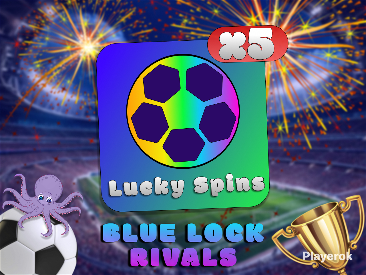 Купить ⚽️BLUE LOCK RIVALS | +5 Lucky Spins⚽️🔥МОМЕНТАЛЬНОЕ ПОЛУЧЕНИЕ🔥 ...