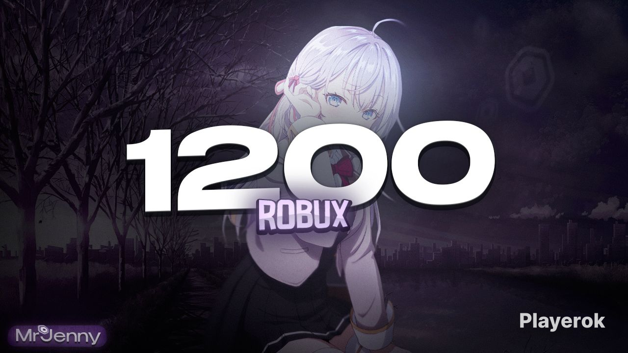 Купить 1200 РОБУКСОВ БЫСТРАЯ ВЫДАЧА ЛУЧШАЯ ЦЕНА Roblox за 1 099