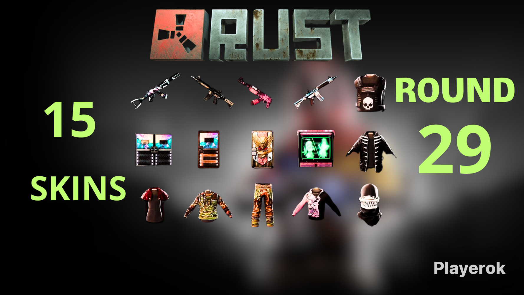 Купить 🤩RUST ROUND 29🔥15/15 SKINS ️TWITCH DROPS Rust за 166 ₽ - Скины Rust