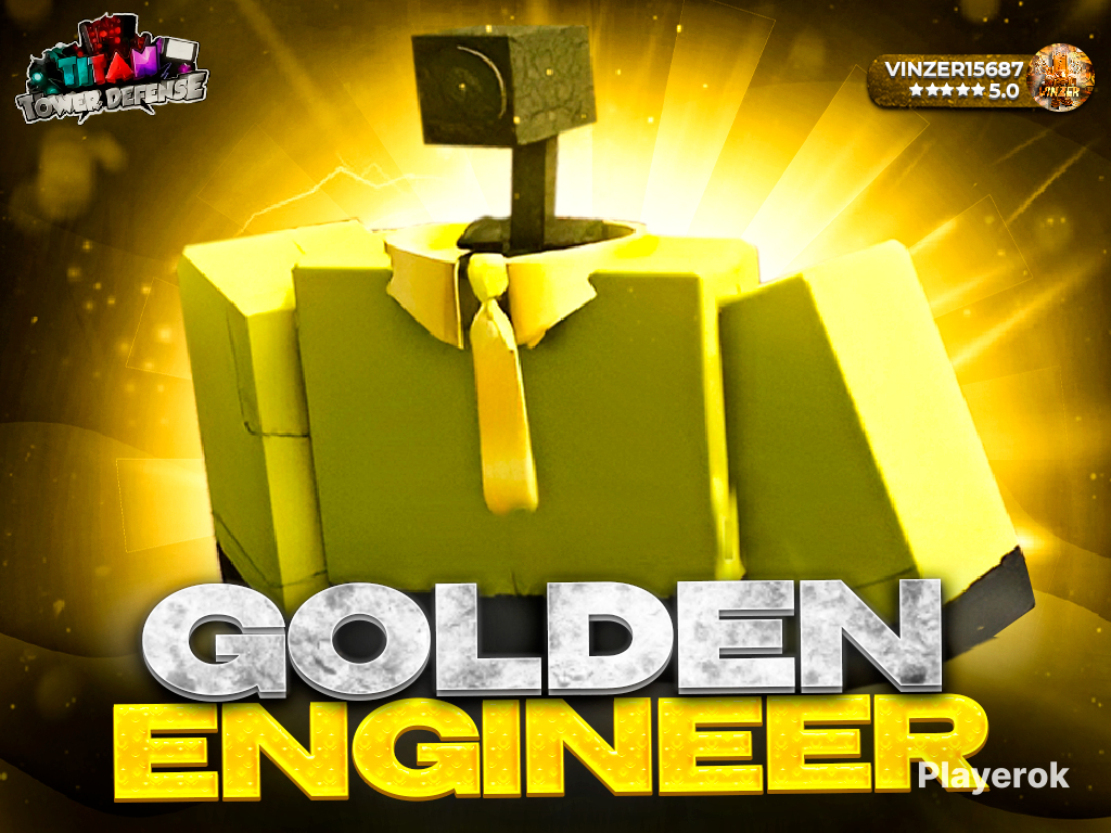 Купить Titan Tower Defence💥Golden Engineer Roblox за 449 ₽ - Предметы ...