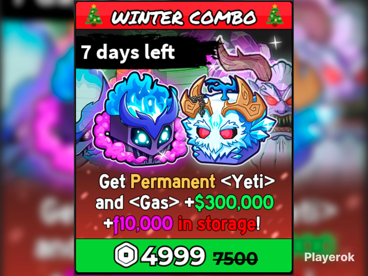 Купить 🧊АКЦИЯ PERMANENT GAS + YETI🧊 - НАВСЕГДА | (Gift)💎Gamepass💎 ...