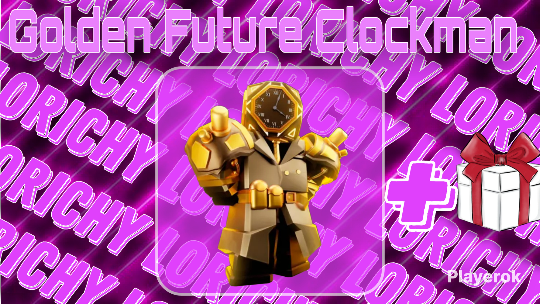 Купить 🎁💖 Golden Future Clockman 💖🎁 Roblox за 1 199 ₽ - Предметы Roblox