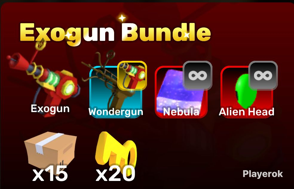 Купить [🎁RIVALS🎁] 💚Exogun Bundle!💚 | БЫСТРО Roblox за 425 ₽ - Предметы ...