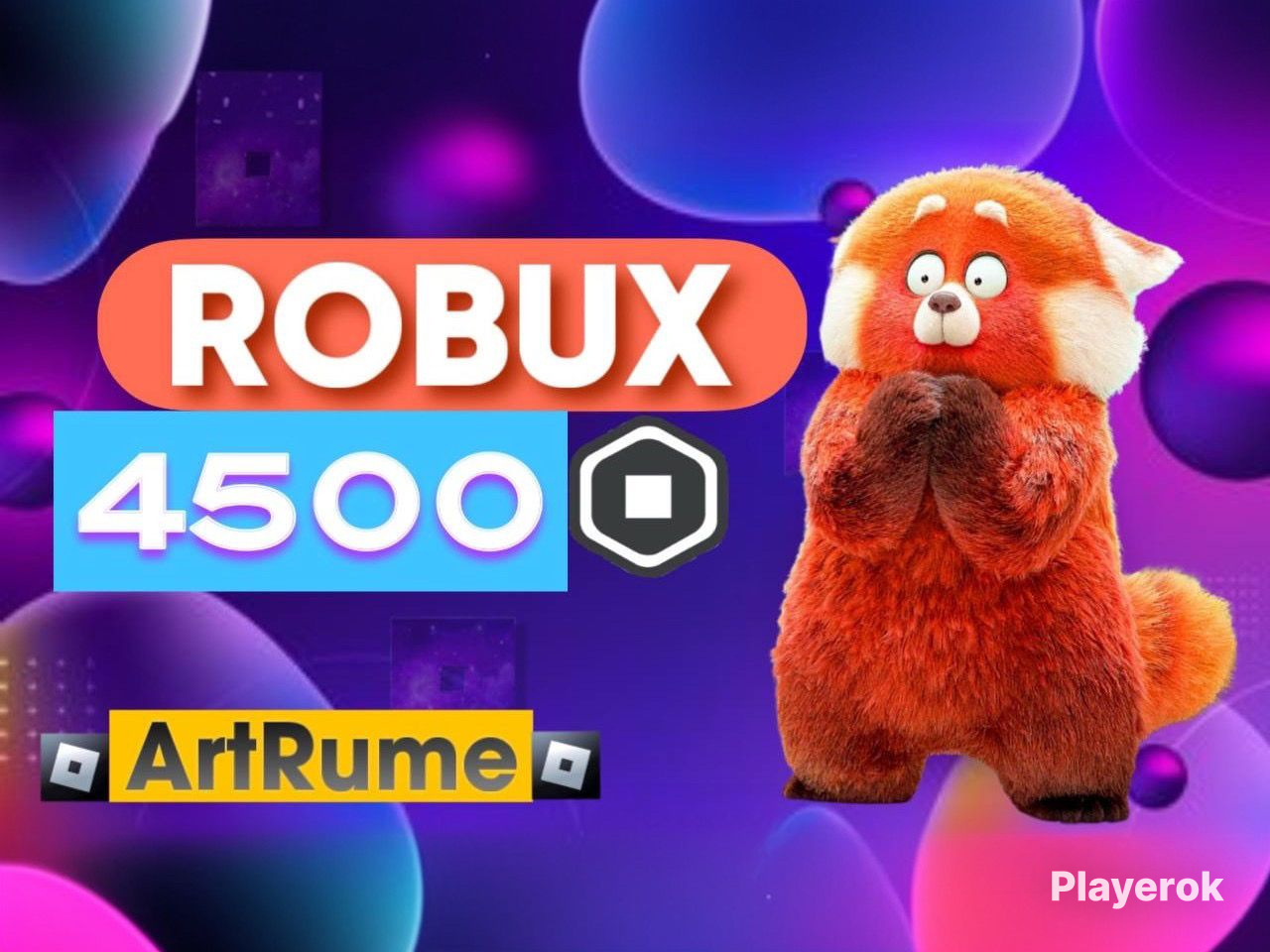 Купить МОМЕНТАЛЬНО ROBUX 4500 | ДО 3 МИНУТ С МОМЕНТА ПРОЧТЕНИЯ Roblox ...