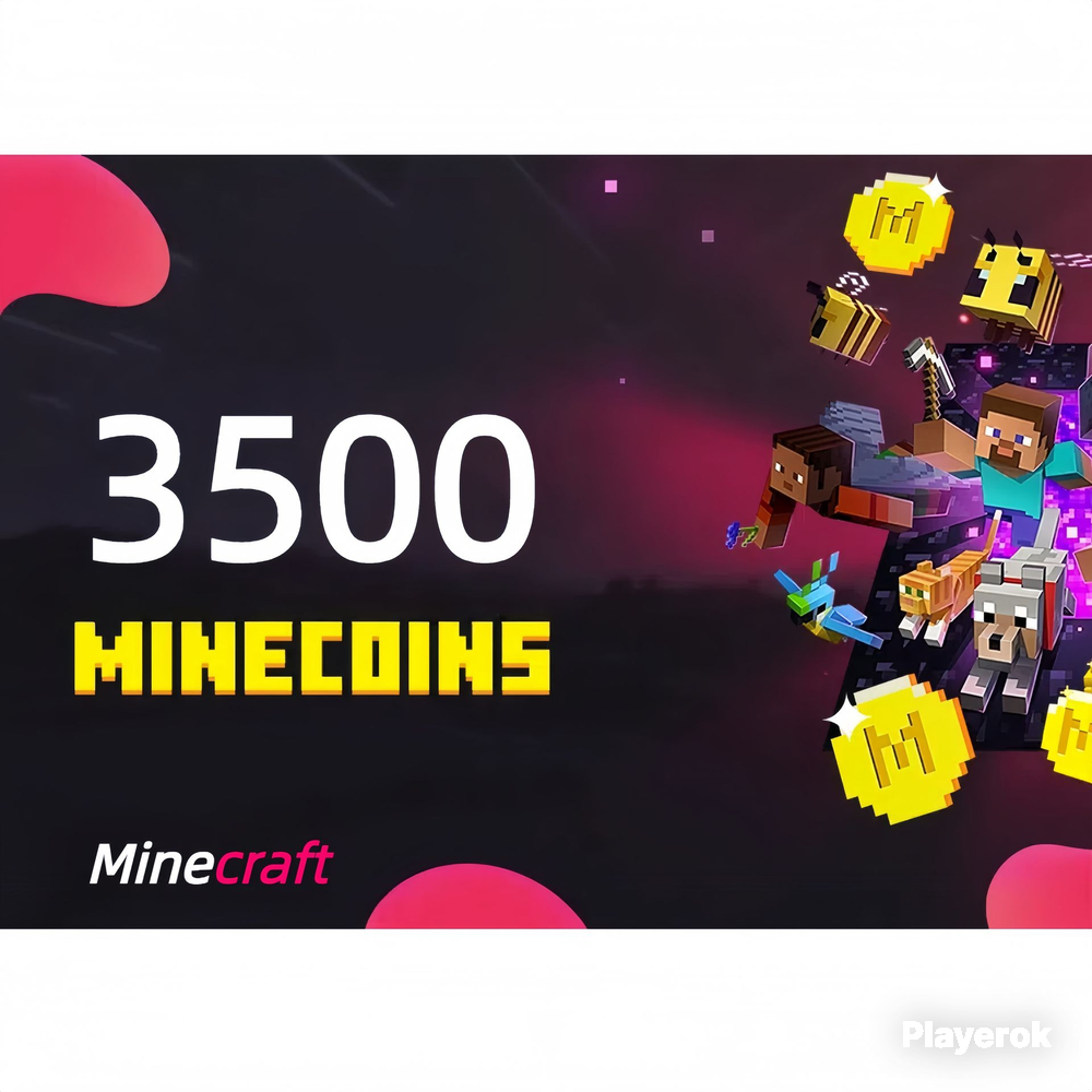 Купить 🚀3500 Minecoins🚀Со входом в аккаунт🚀 Minecraft за 999 ...