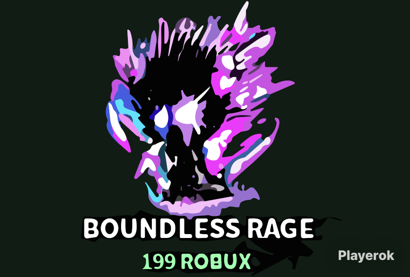 Купить 🟧BOUNDLESS RAGE🟧 Roblox за 169 ₽ - Предметы Roblox