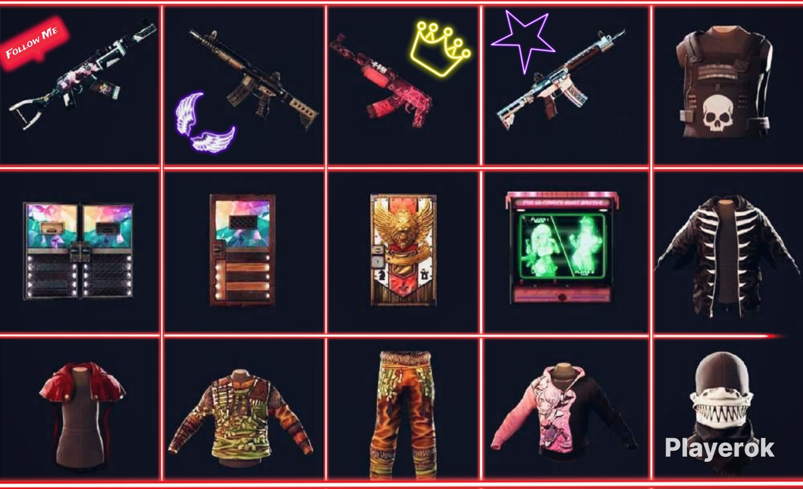 Купить 🟪⚡🟪ROUND 29 ⚡ 15/15 unique skins ⚡ TWITCH DROPS🟪⚡🟪 Rust за 140 ...