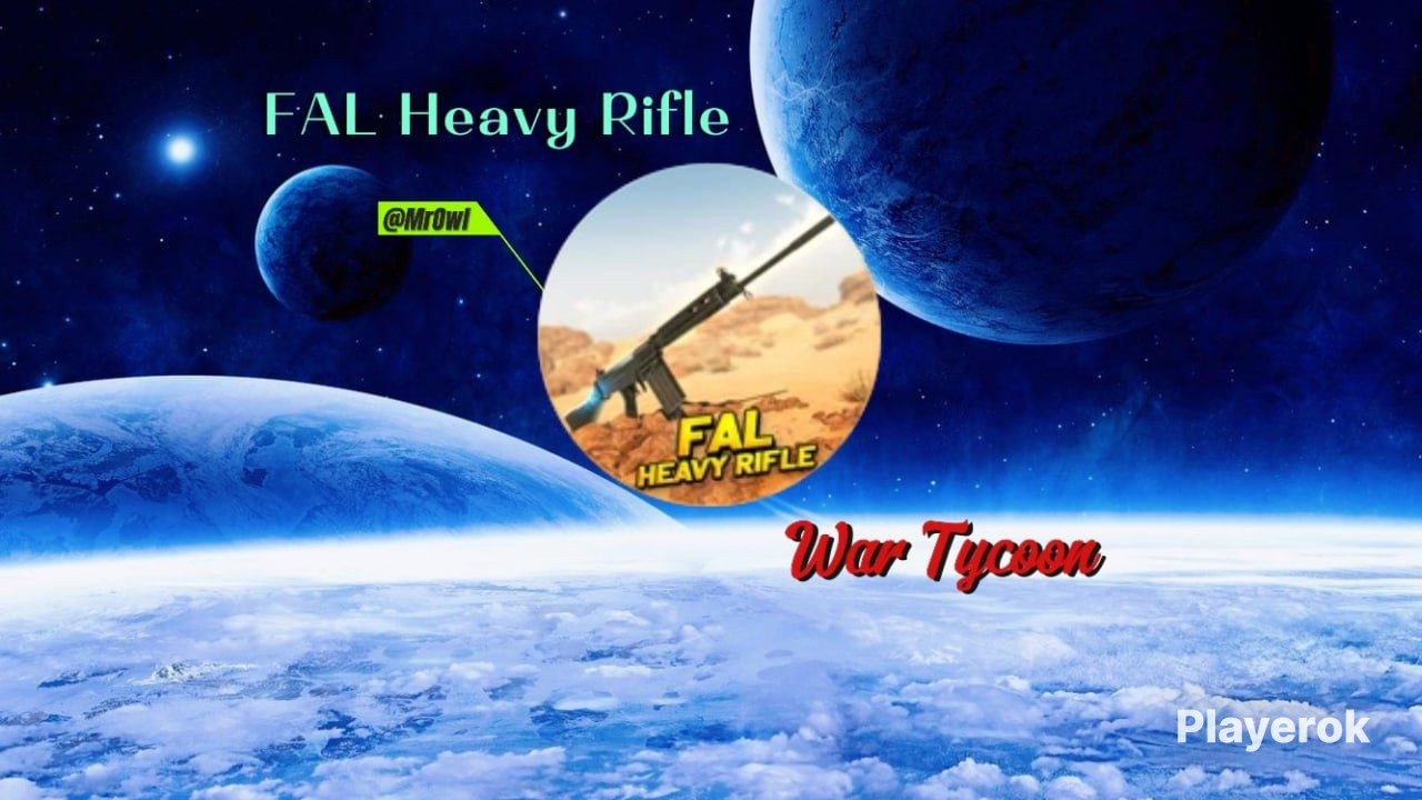 Купить FAL Heavy Rifle | War Tycoon 🎁Gift🎁 Roblox за 249 ₽ - Предметы ...