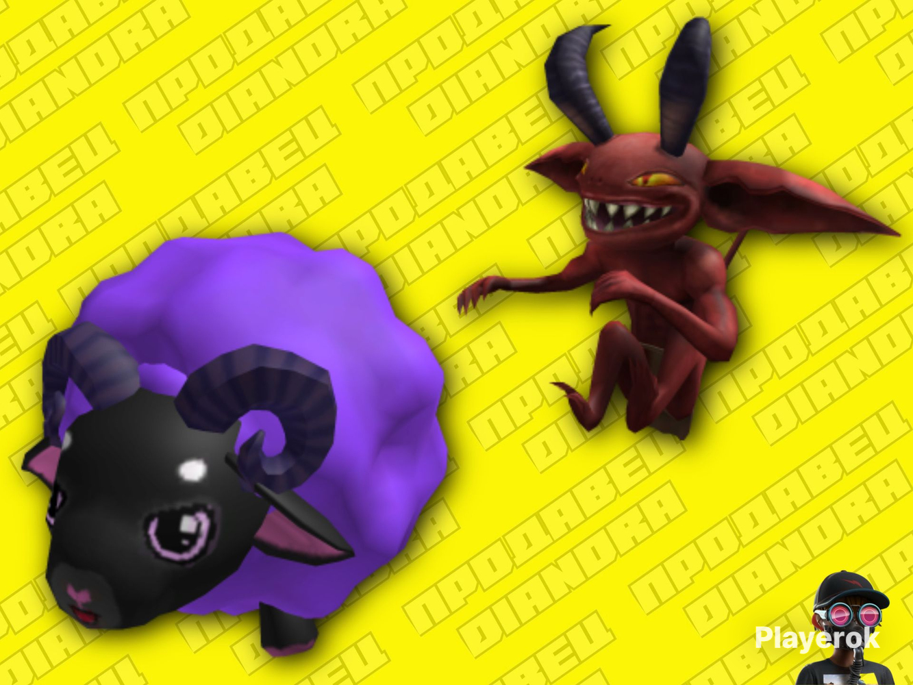 Купить 🚀АВТОВЫДАЧА🚀Void Sheep Shoulder Pet + Delinquent Demon⭐️ Roblox ...